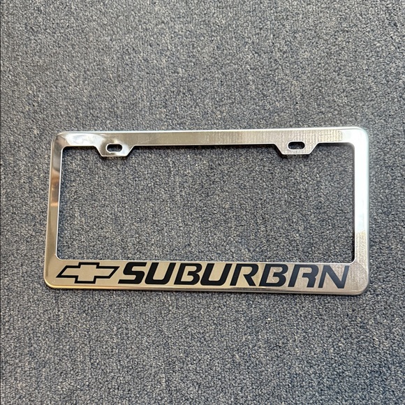 chevrolet | Other | Chevrolet Chevy Suburban Chrome Silver License ...